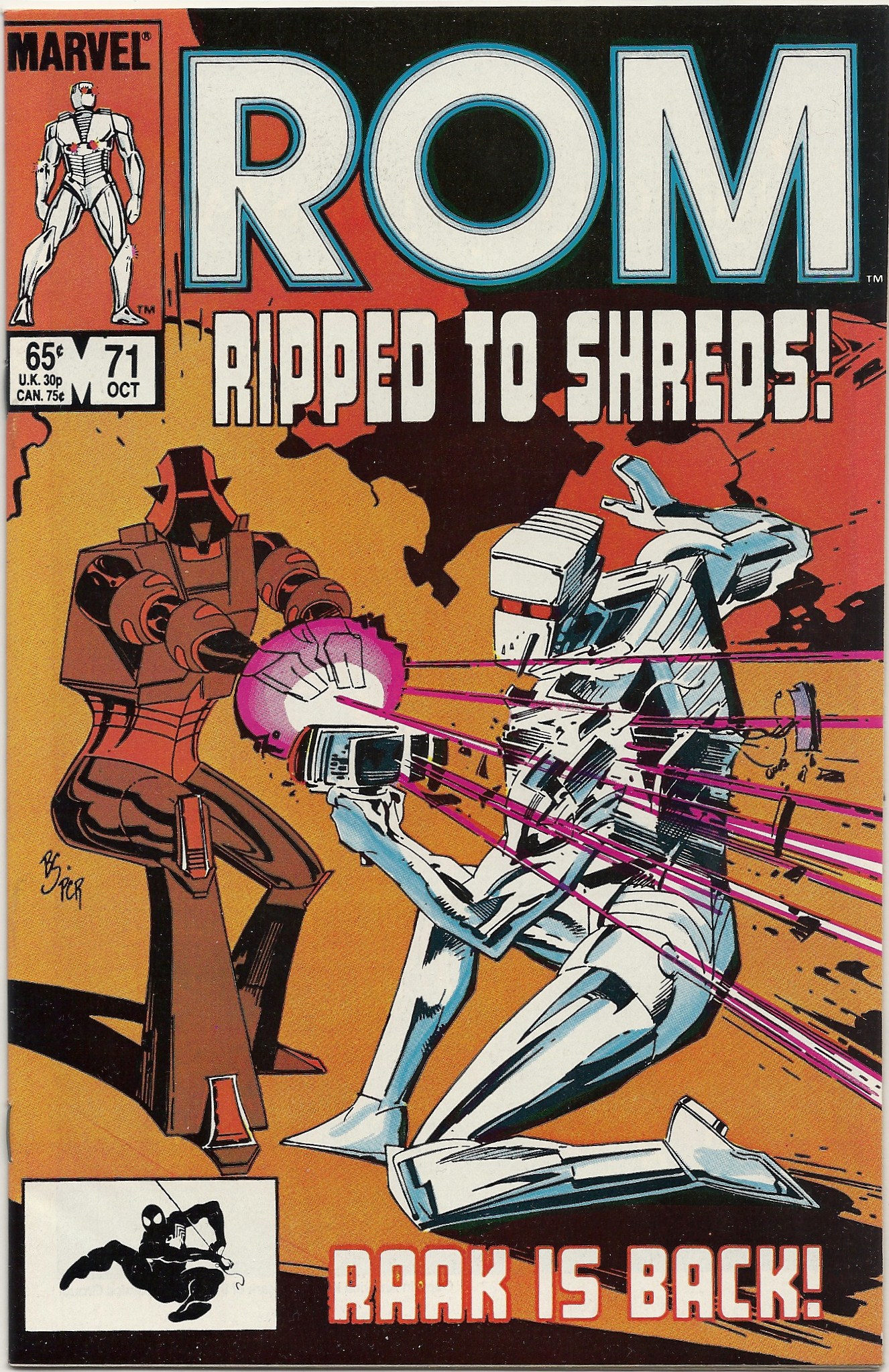 An Ode to a Licensed Character, Part 3 of 8 – Rom #71 | blog into mystery
