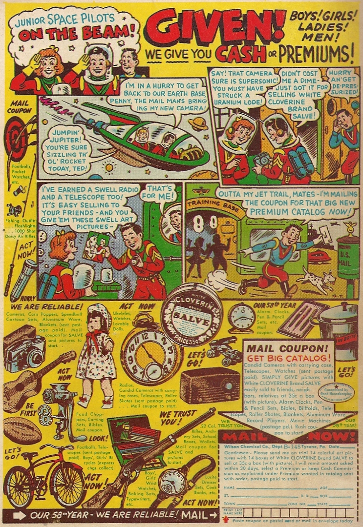 You thought selling GRIT was tough? Try peddling White Cloverine Salve ...