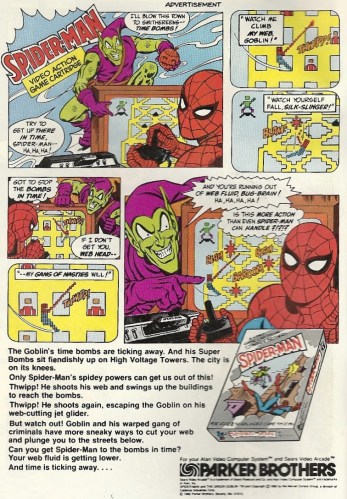 Relive the Spider-Man Atari 2600 game, and all its two-dimensional ...