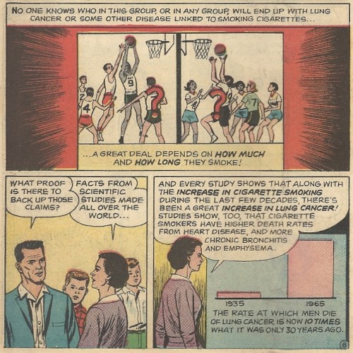 Here’s an odd and at times unintentionally humorous anti-smoking comic ...