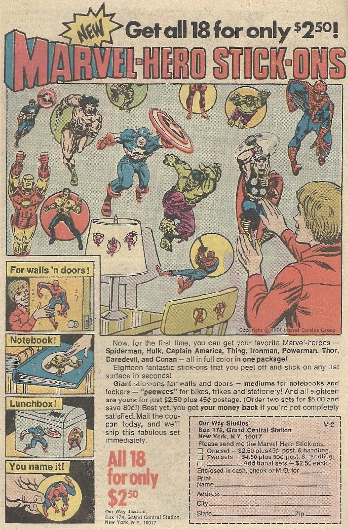 Give full vent to your OCD with Marvel Stick-Ons! | blog into mystery