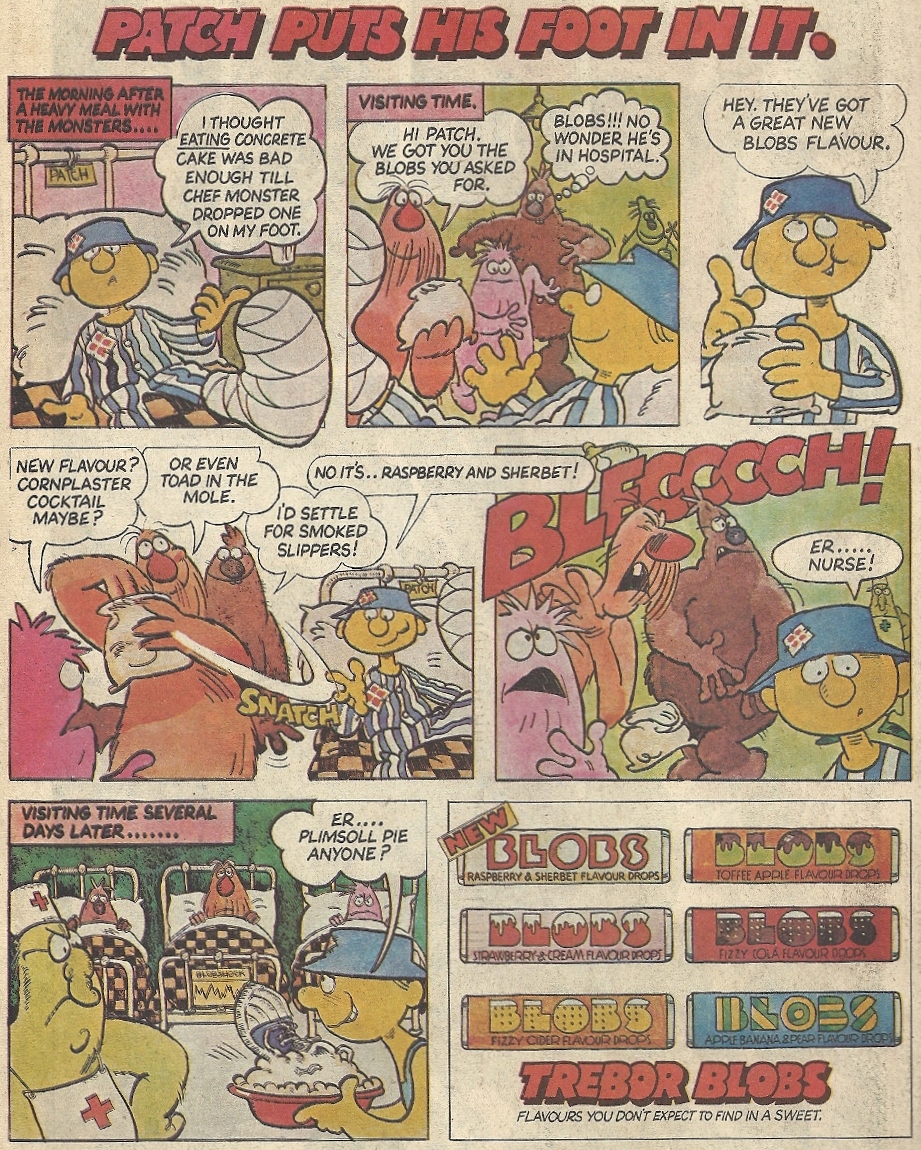 Trebor Blobs at least had a measure of truth in advertising weighing in ...