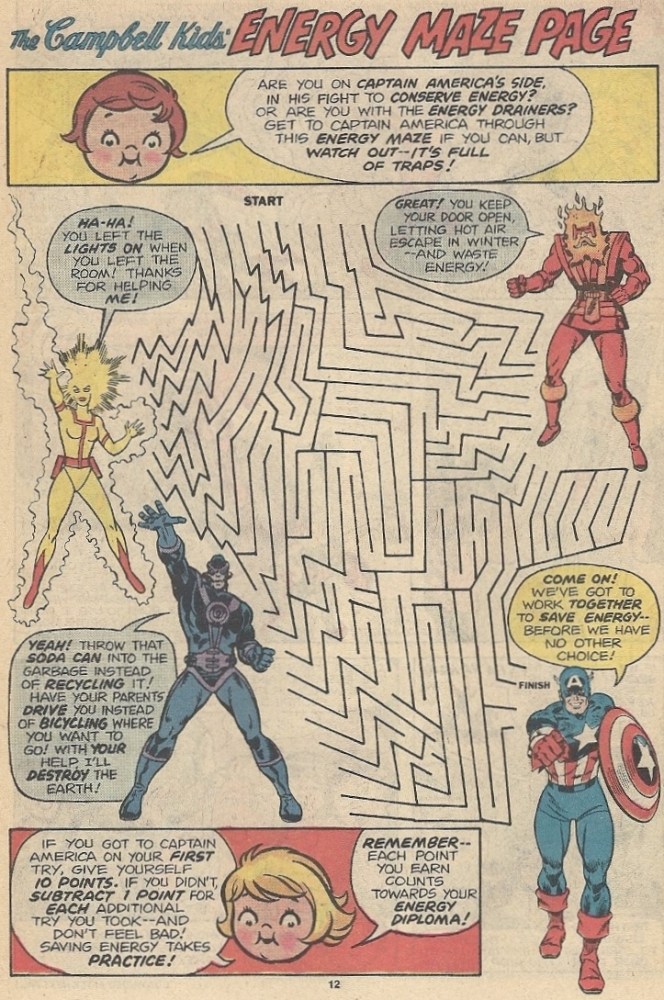 Steve Rogers and soup mascots battle waste! Wait, what? – Captain ...