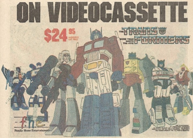 Transformers Vhs Transformers VHS Release With Unique Design